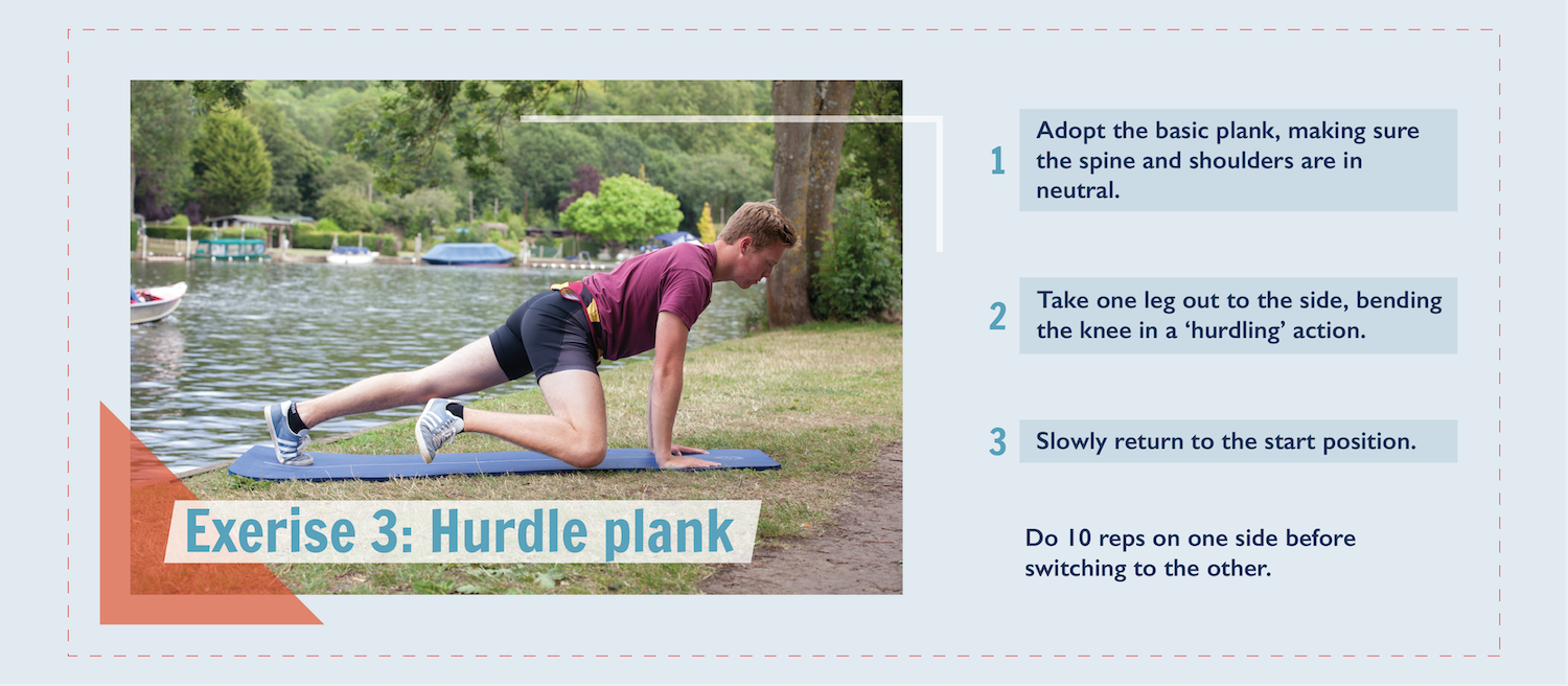 Pilates 8: The dynamic plank | British Rowing Plus